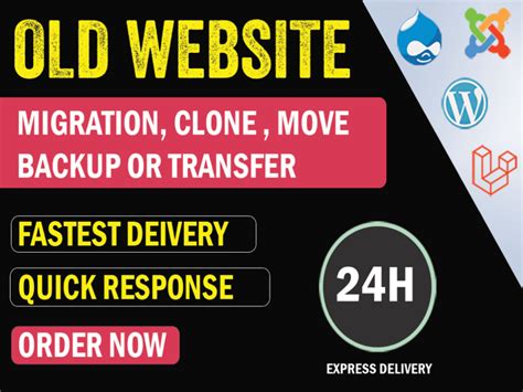 migration clone move backup or transfer website to a new hosting