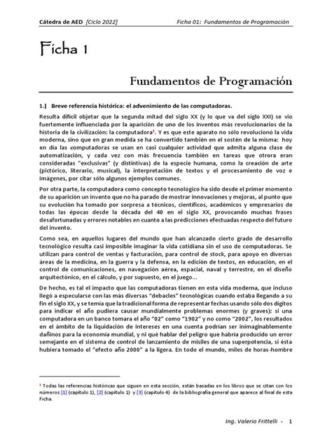 ficha 01 2022 fundamentos python pdf programación programa