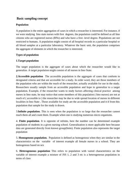 Sampling Techniques Pdf Sampling Statistics Stratified Sampling