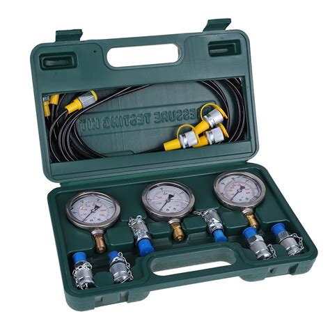 Buy Hydraulic Pressure Test Kit Excavator Pressure Test Guage Coupling