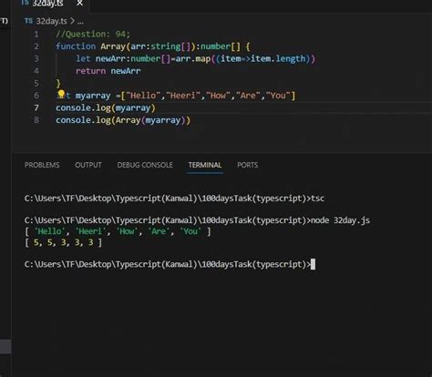 100daystask 32daytask 32daytask Typescript Coding Taskcompleted 100dayatask 32