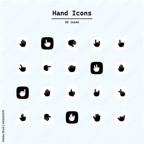 Hand Cursor Icon Vector For Web And Mobile App Cursor Sign And Symbol Hand Cursor Icon Click
