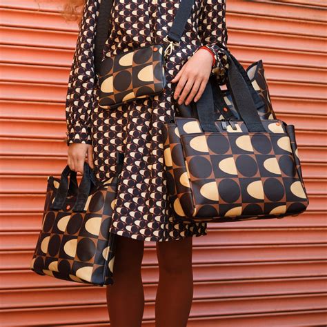 Mini Lotta Backpack Womens Small Rucksack Orla Kiely Brown