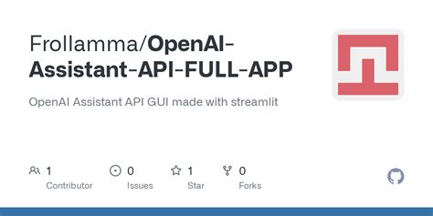 github frollamma openai assistant api ui openai assistant api ui made with streamlit