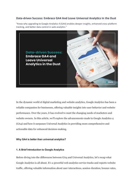 Data Driven Successpdf