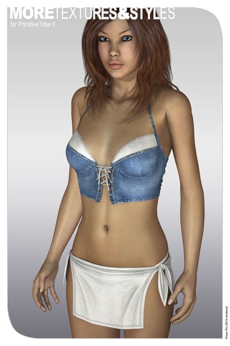 MORE Textures Styles For PrimitiveTribe II D Models D Figure Assets Motif