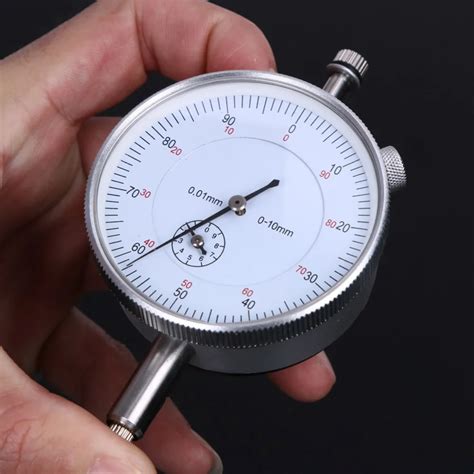 2017 Hot Professional Dial Indicator Gauge 0 10mm Meter Precise 0 01mm Resolution Concentricity