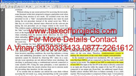 Thwarting Scan Based Attacks On Secure Ics With On Chip Comparison