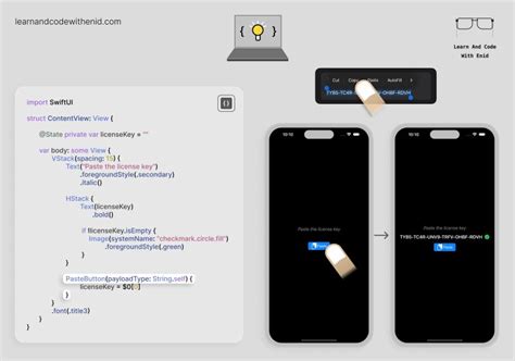 Learn And Code With Enid On Linkedin Pastebutton In Swiftui💡 Ios 160