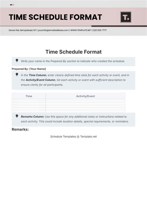 Free Volunteer Shift Schedule Template Edit Online And Download