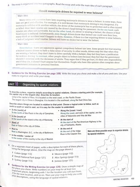 a the essay is organized into two paragraphs read the essay and write