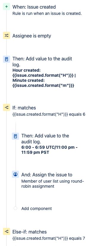 automation on 1 rules settings