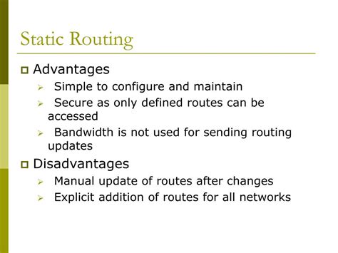 Ppt Static Routing Exercise Powerpoint Presentation Free Download
