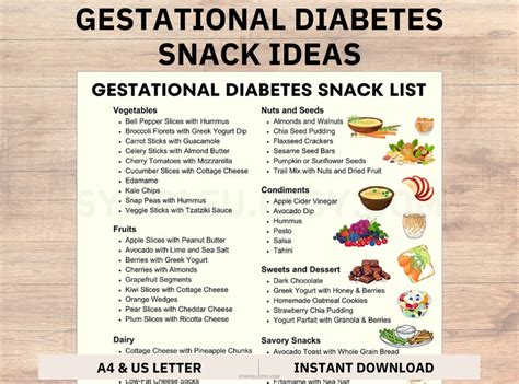 Gestational Diabetes Snack Ideas List For Diabetes Food List Diabetes