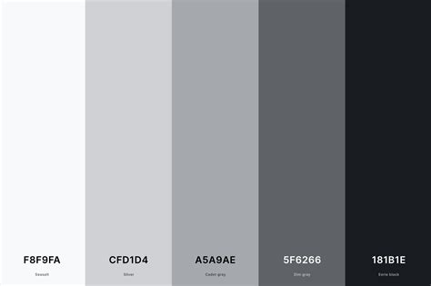 25 Best Black Color Palettes With Names And Hex Codes Creativebooster