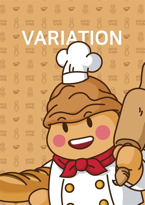 천안 지역특화 베이커리카페 브레드보드 프렌즈 캐릭터 매뉴얼 캐릭터 포트폴리오 크몽