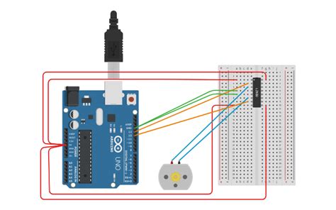 Circuit Design Dc Motor Speed Control Tinkercad