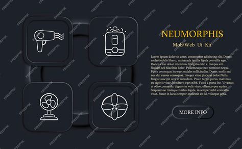 Premium Vector Collection Of Vector Icons Representing Ventilation