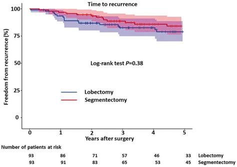 Lobectomy Versus Segmentectomy A Propensity Score Matched Comparison Of Postoperative