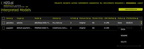 The Interpreted Models Page — Using Driverless Ai 1810 Documentation