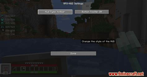 Rpg Hud Mod 1 21 4 1 20 1 Minecraft Rpg Style