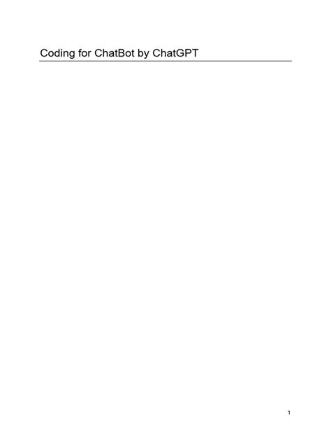 Chatgptmylearning On Coding For Chatbot Pdf Python Programming