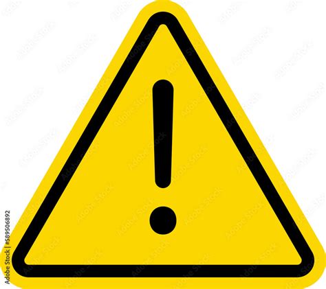 Warning Triangle Icon Yellow Caution Warn In Png Warning Sign With Exclamation Mark Alert