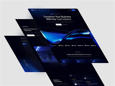 Equinox Saas Landing Page Behance
