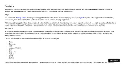 Token Transformer Examples Codesandbox