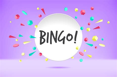 배너 빙고입니다 포스터 연설 거품과 스티커 개념 기하학적 스타일 텍스트 빙고 배너 포스터 웹 빙고 텍스트와 아이콘 메시지 클라우드 이야기 감정 테마에 대 한 텍스트입니다