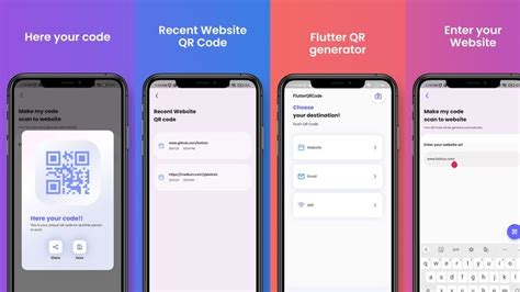 Create And Share Qr Codes Quickly And Easily With Flutter Qr Generator App Qr Generator