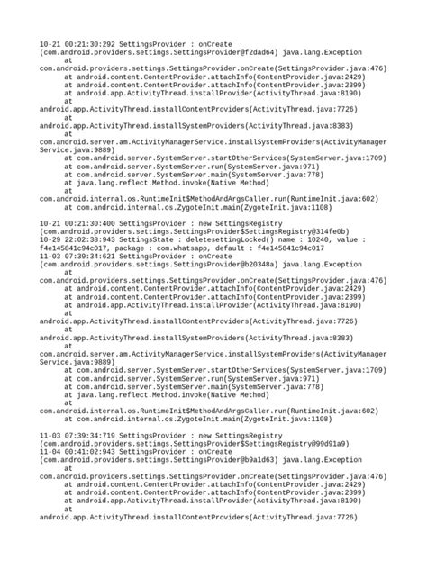 Settings Provider Pdf Java Programming Language Concurrent