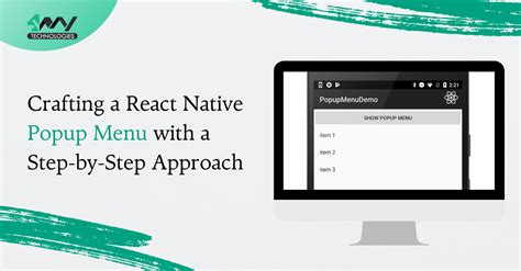 Crafting A React Native Popup Menu With A Step By Step Approach