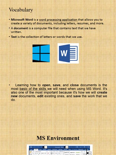 Intro Ms Word Download Free Pdf Microsoft Word Window Computing