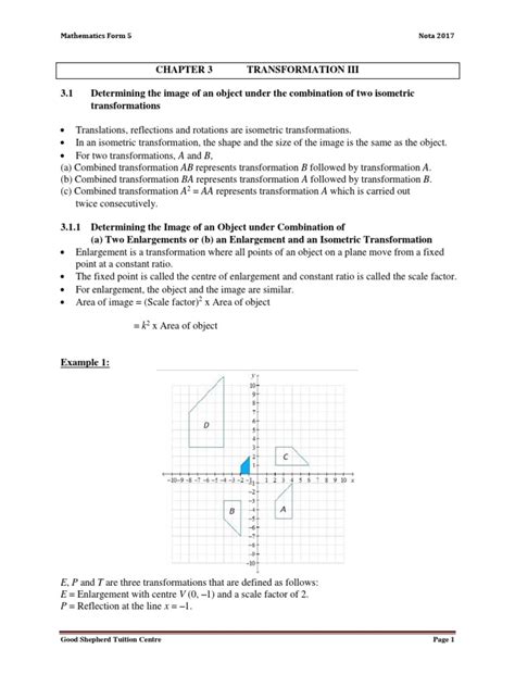 Chapter 3transformation Iii Pdf Cartesian Coordinate System Shape