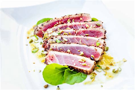 Easy Pan Seared Yellowfin Tuna Steak Recipe Bryont Rugs And Livings