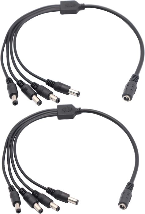 Amazon Com SIM NAT Female To Male Mm X Mm DC Power Supply Splitter Cord Y Splitter