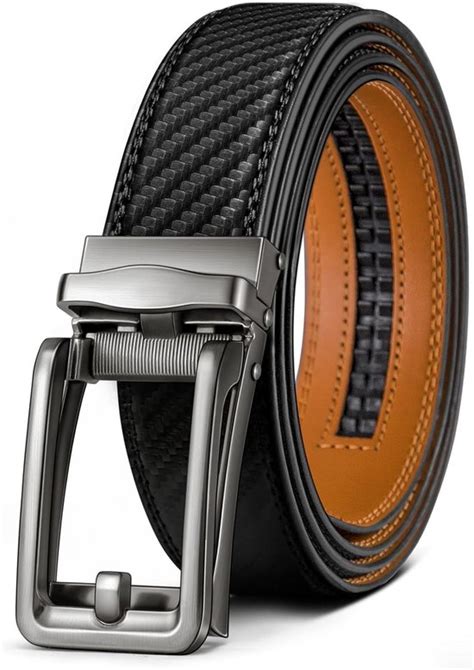 Leren Heren Riem Met Ratelgesp Automatisch Verstelbaar 35mm Voor Pak En Casual Bol