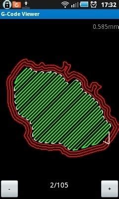 Fichier D gratuit GCode Viewer pour AndroidModèle pour imprimante D à téléchargerCults