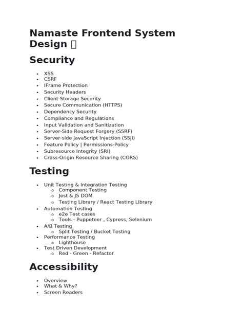 Namaste Frontend System Design Pdf