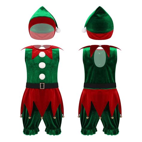 아기 소년 소녀 크리스마스 산타 클로스 의상 크리스마스 카니발 코스프레 크리스마스 엘프 정장 어린이 새해 복 많이 받으세요 모자 세트 Aliexpress
