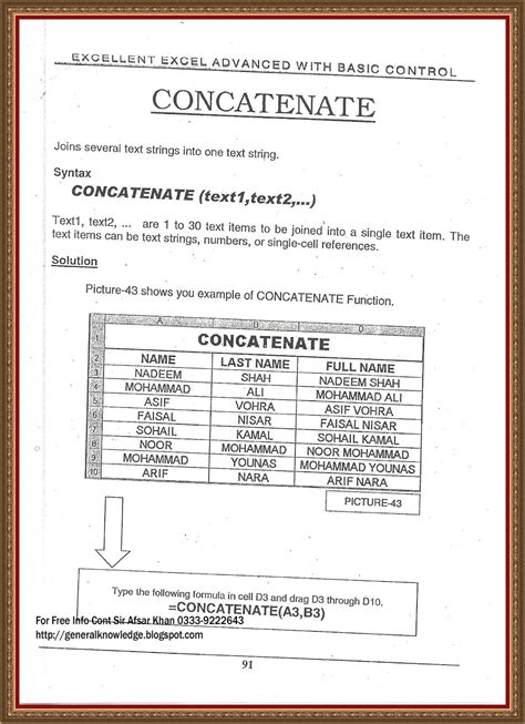 Advance Excel Formulas Advance Excel Sheet With Example