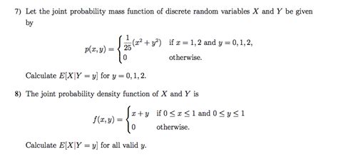 Solved Let The Joint Probability Mass Function Of Discrete Chegg