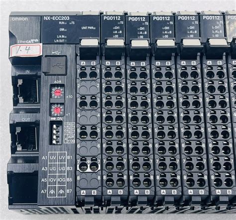 Omron Nx Ecc203 Ethercat Coupler With Pg0112 And Id5342 Module Novus Ferro Pte Ltd