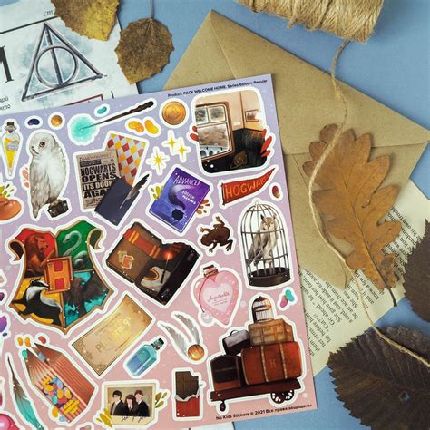 Наклейки Nks в Минске Xland By Стикерпак Гарри Поттер Хогвартс