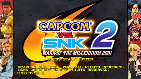 Capcom Vs SNK 2 Mark Of The Millennium 2001 Capcom Fighting Collection 2 CAPCOM