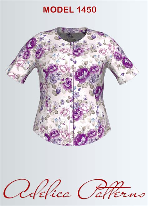 Plus Size Blouse Sewing Pattern For Women In Sizes 32 40 Textillia