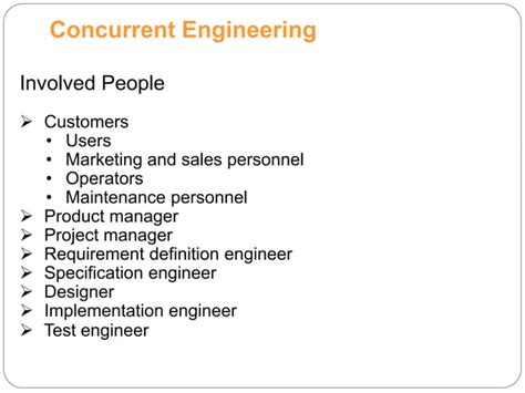 Computer Integrated Manufacturing Concurrent Engineering Sequential Engineeringppt
