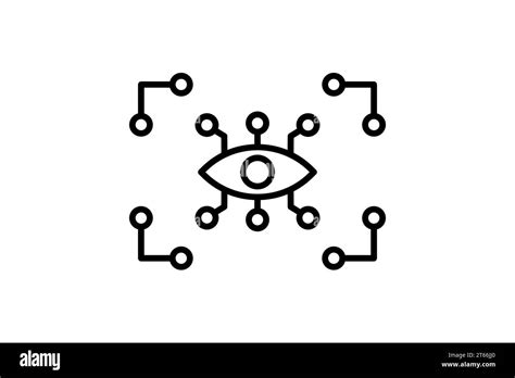 Augmented Reality Icon Icon Related To Device Artificial Intelligence Line Icon Style Simple