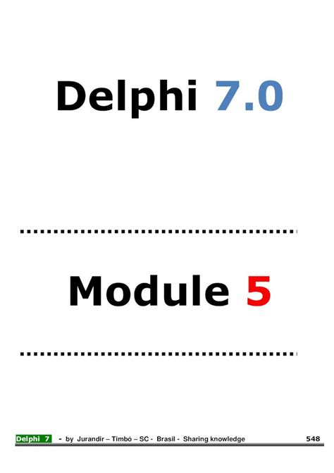Pdf 5 Delphi 7 548 Uk2delphidelphi7tutorials5exemplo De Como